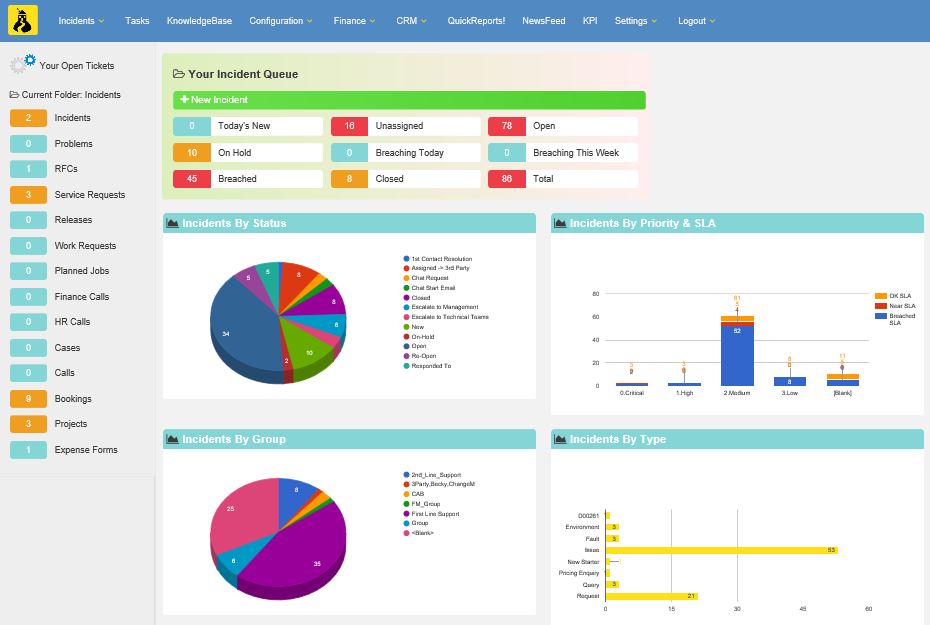 Incident Management House on the Hill Service Desk Software