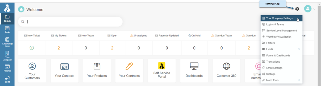 Your Company Settings - houseonthehill.com