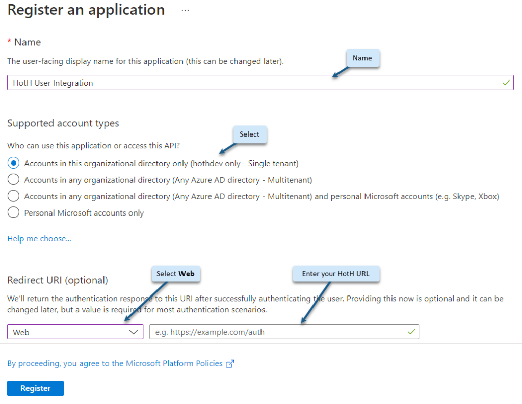 Integrating HotH with Azure Active Directory - User Setup ...